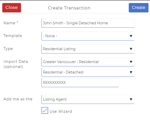 (WEBForms) How to create a transaction – Welcome to the GVR Help Center