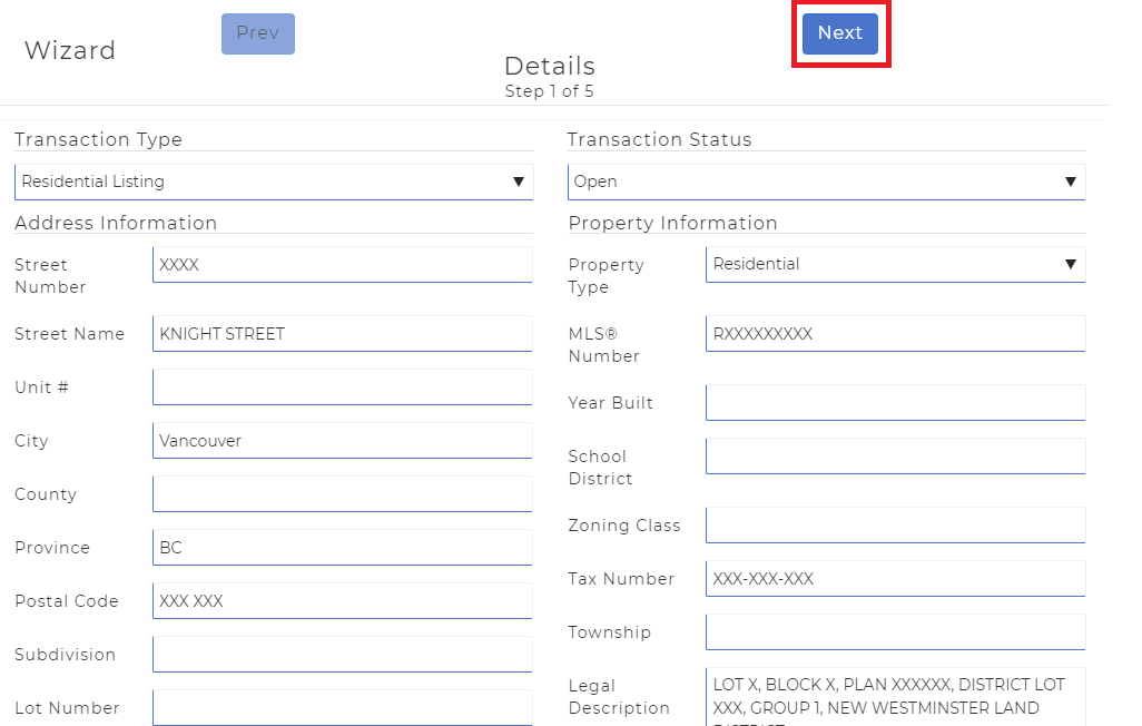 (WEBForms) How to create a transaction – Welcome to the GVR Help Center