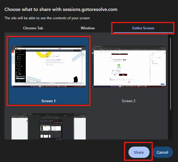 How to do a screenshare/desktop share – Welcome to the GVR Help Center